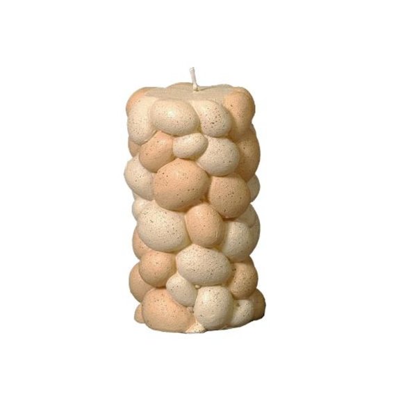 Accents | Stone Design Pillar Candle | Poshmark